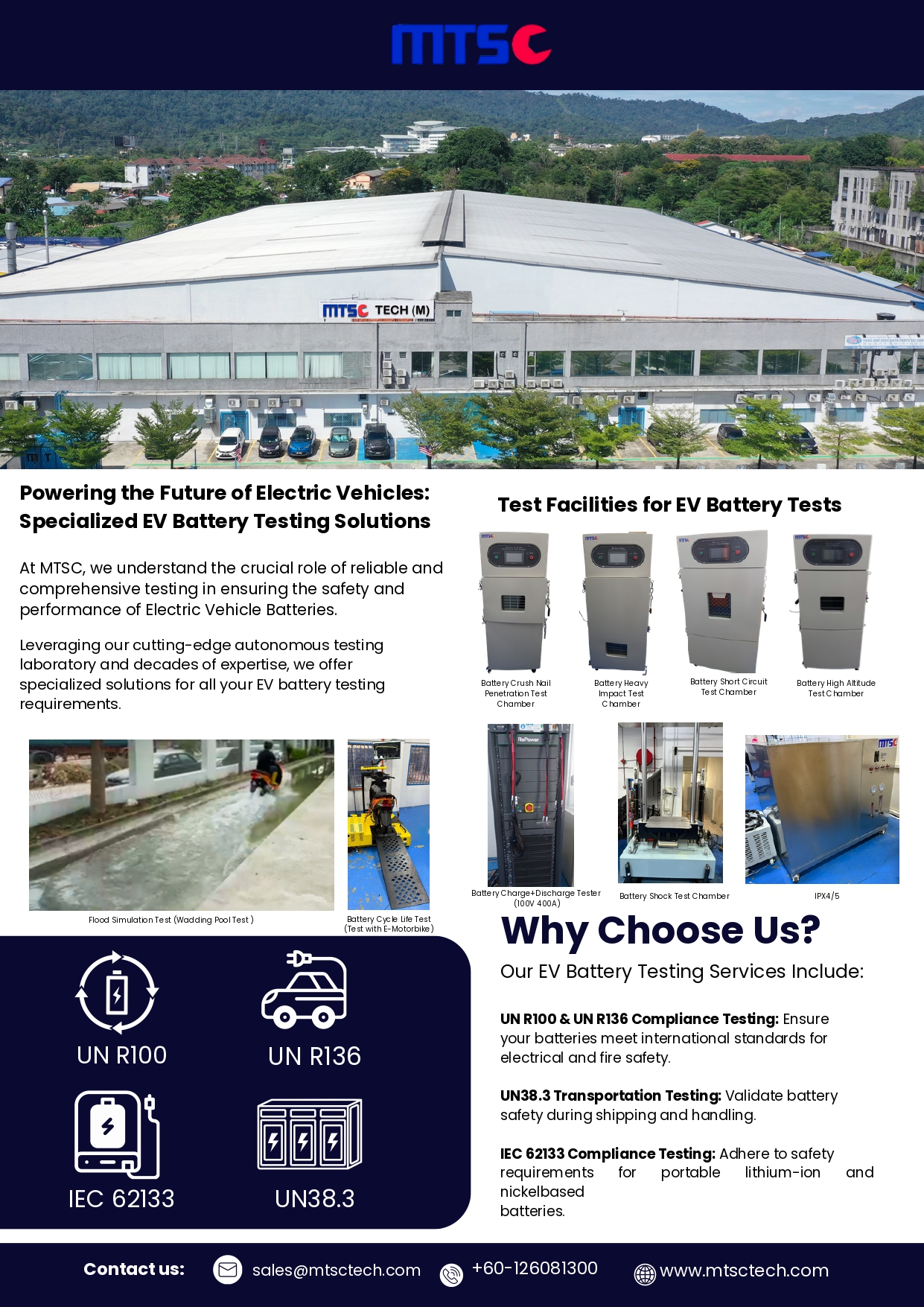 Brochures & Flyers - MTSC Tech (M) Sdn Bhd